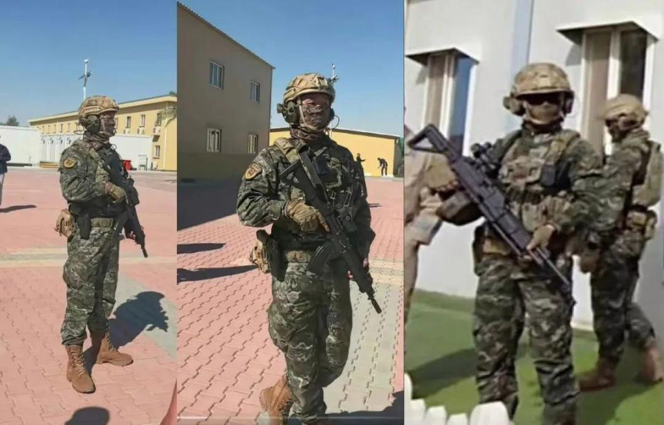 中国武警的海外特战队员，换装191步枪和201轻机枪，太帅了_腾讯新闻