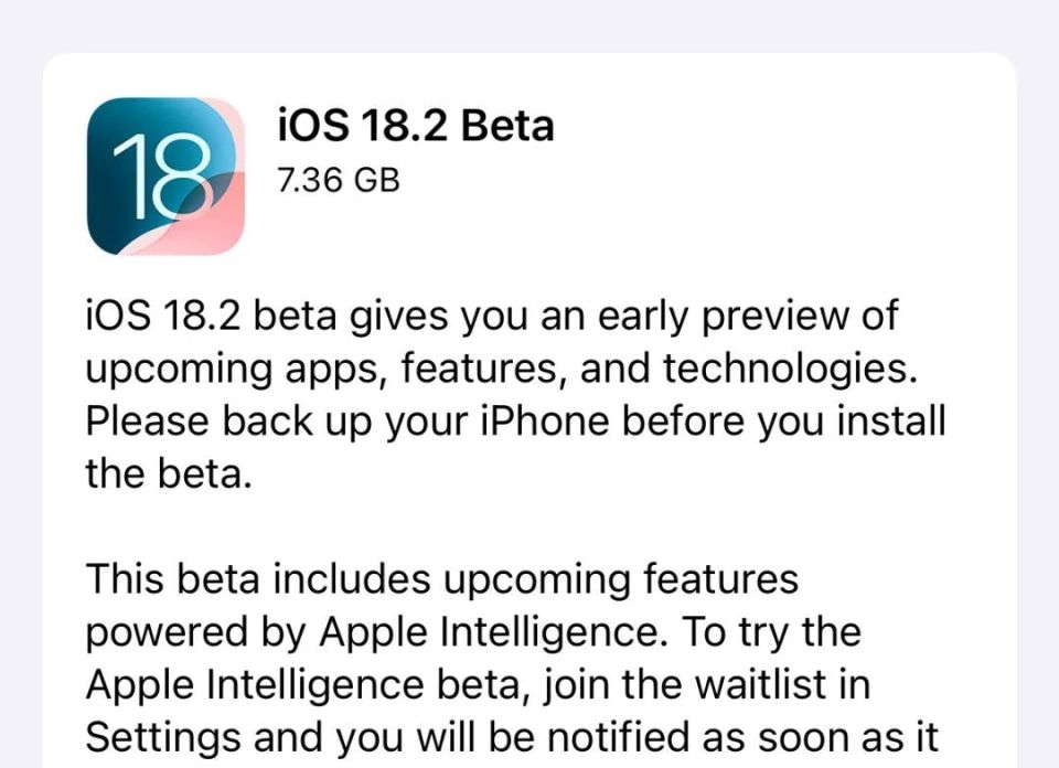 大量更新来了！iOS18.2 测试版推出，新增多项新功能_腾讯新闻