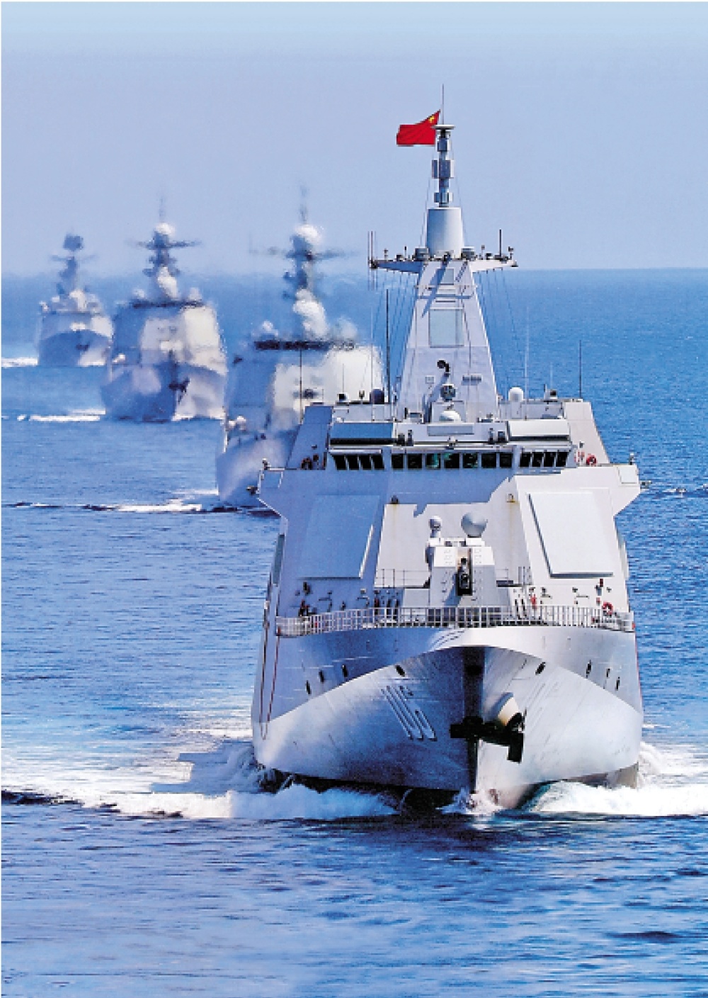 升级版052DM型驱逐舰：满载排水量8000吨，12艘开工建造_腾讯新闻