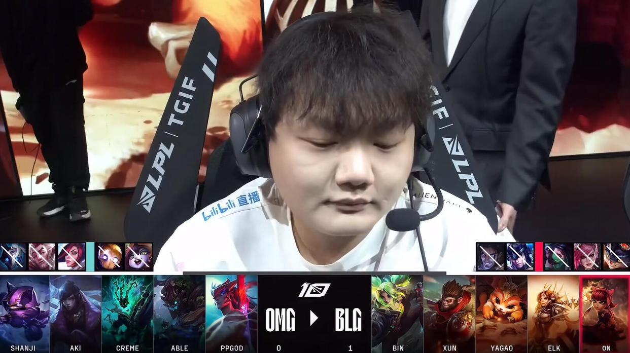 LPL春季赛：OMG造1W经济大翻盘！仍难逆天改命鏖战五局不敌BLG
