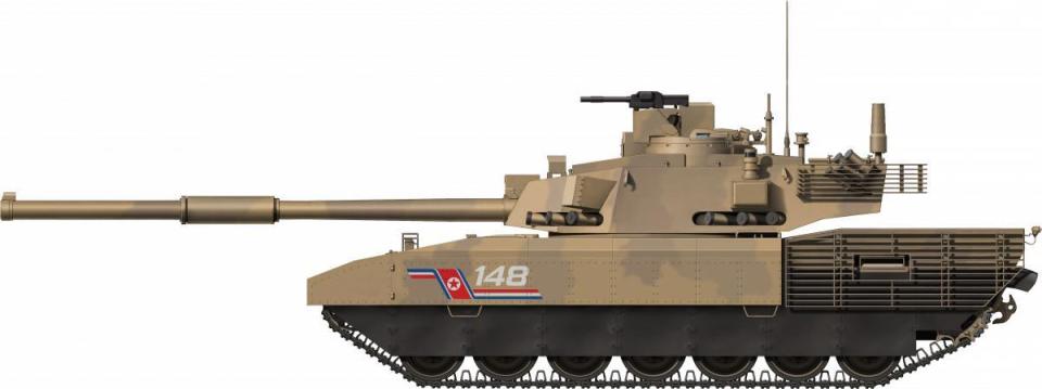 朝鲜新坦克“天马”2，全面吸收俄T-14经验，能否应付头顶威胁？_腾讯新闻