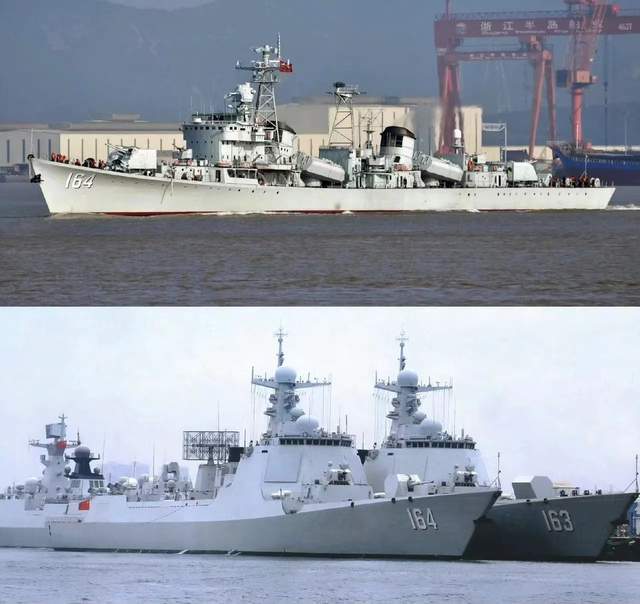 164桂林舰：两代导弹驱逐舰，既传承装备历史，又见证海军的发展_腾讯新闻