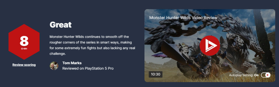 《怪物猎人：荒野》媒体评分解禁 M站均分90 IGN/GS打8分_腾讯新闻