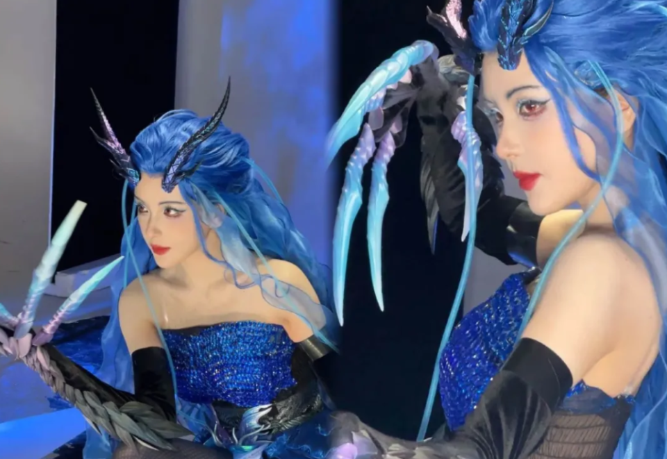 Rita cos敖润颜值高，网友却拿出风女黑照，这才是真实颜值_腾讯新闻