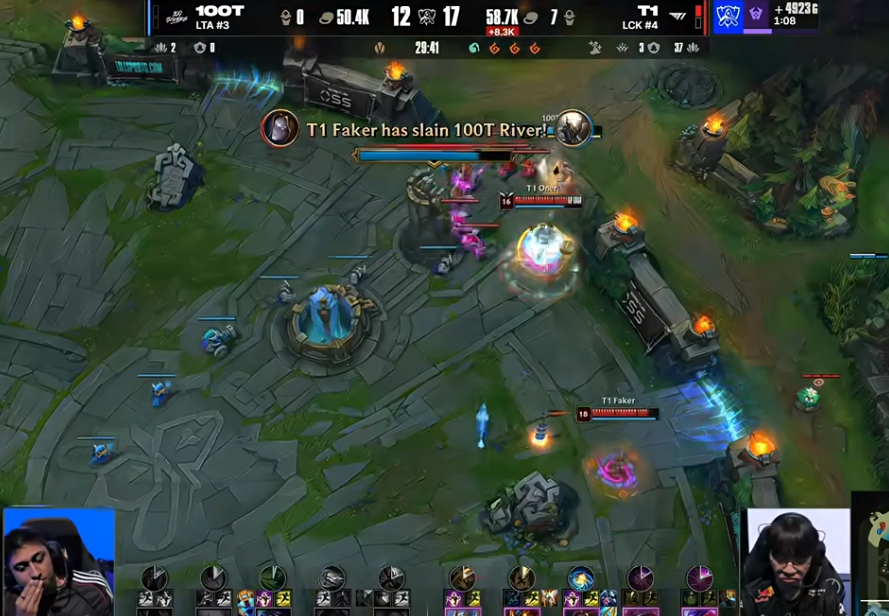 T1零封100T晋级下一轮，Faker岩雀再次救主，太神了_腾讯新闻