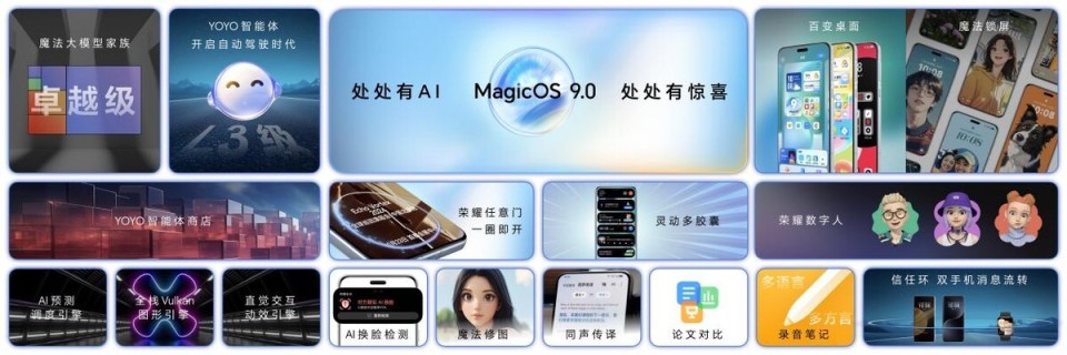 荣耀MagicOS 9.0发布：Magic7系列首发，全面拥抱AI_腾讯新闻