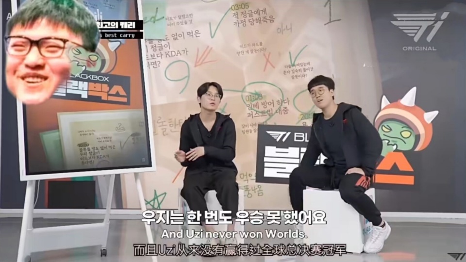 LCK冠军AD锐评Uzi：他不配跟Bang做比较，世界赛从来没拿过冠军_腾讯新闻