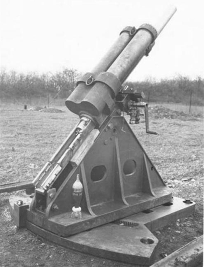 马奇诺防线上的反步兵神器，M1932 81毫米要塞迫击炮_腾讯新闻