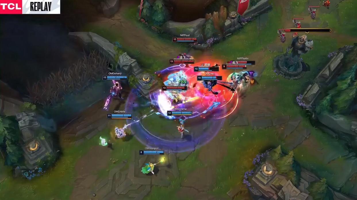 LPL春季赛：4396越看越高！XLB仅3117输出 OMG险胜NIP