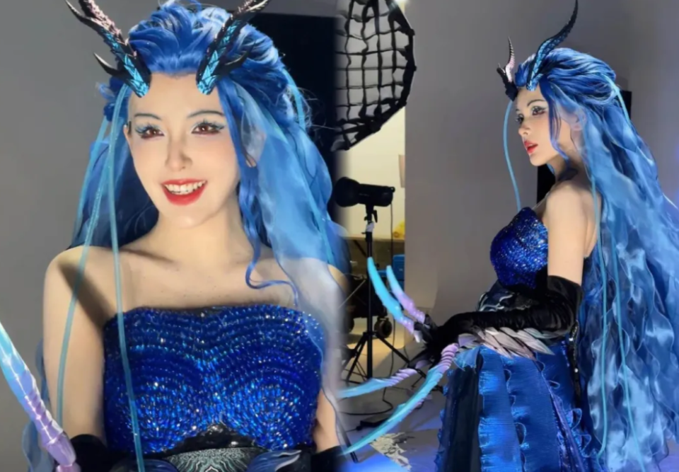 Rita cos敖润颜值高，网友却拿出风女黑照，这才是真实颜值_腾讯新闻