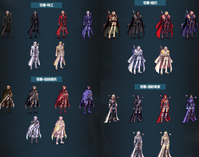 DNF：23年新春三觉时装，全职业外观展示，武器装扮站街一览