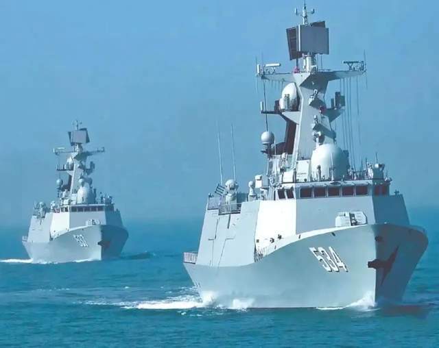 054A型入列40艘：舰上均搭载有VLS装置，全球规模最大垂发护卫舰_腾讯新闻