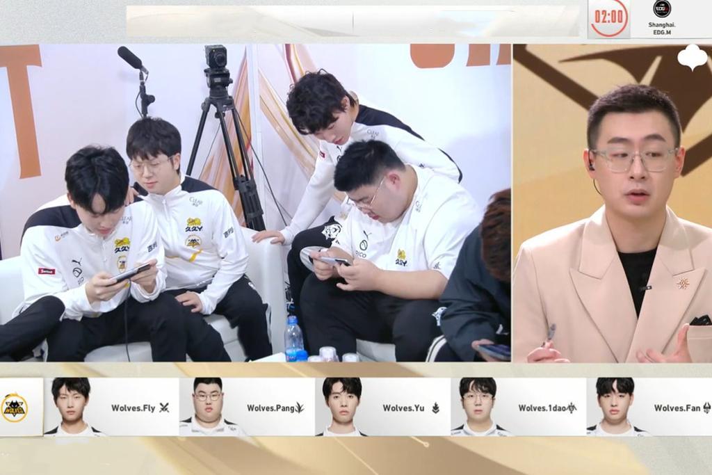 狼队1比1战平EDGM，柠栀关羽获MVP，小胖力挽狂澜