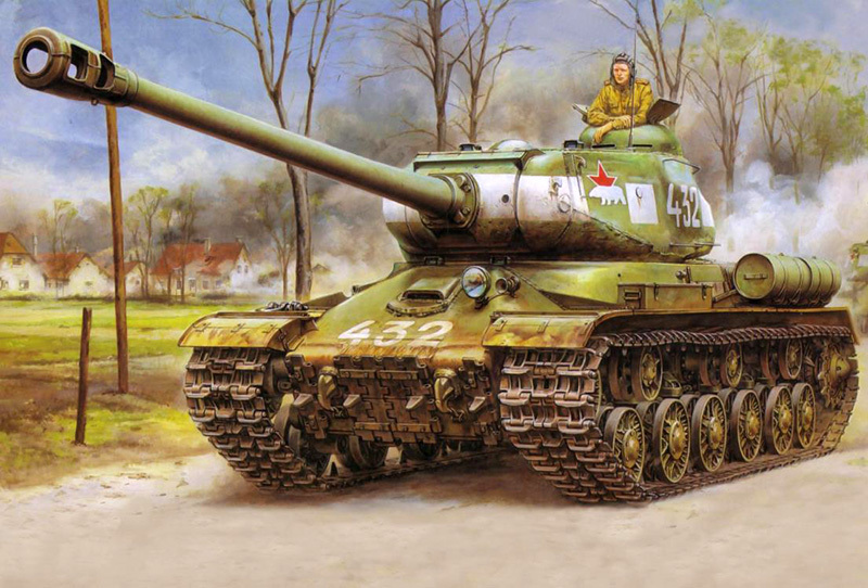 三辆IS-2才敢打一辆虎式？还是三辆虎式才敢打一辆IS-2？答案都对_腾讯新闻