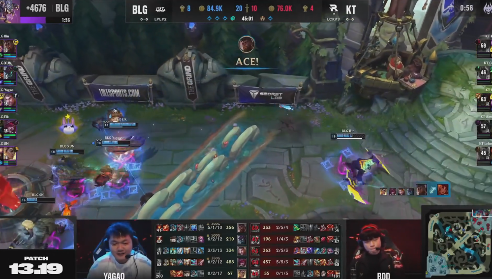 LPL首日四战全胜！BLG暴打KT遭遇克星，WBG唤醒回忆G2无奈自嘲_腾讯新闻