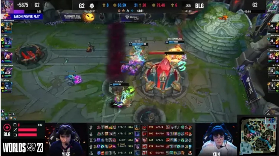 G2不敌BLG，LEC陨落！刷新记录，LPL第一次有四队晋级八强_腾讯新闻