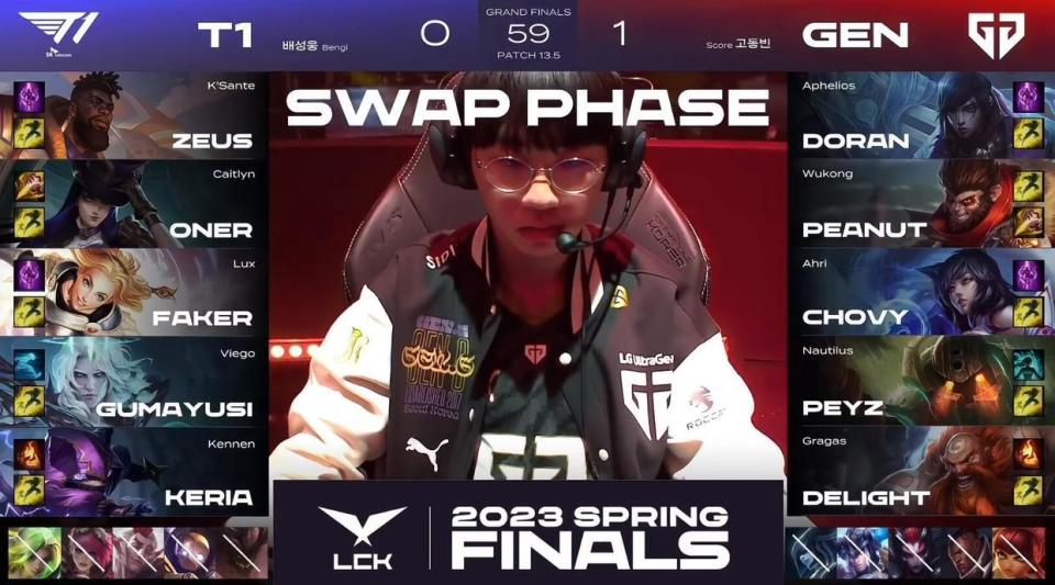 LCK春决：Doran顶住Zeus助GEN3比1复仇T1夺冠！_腾讯新闻