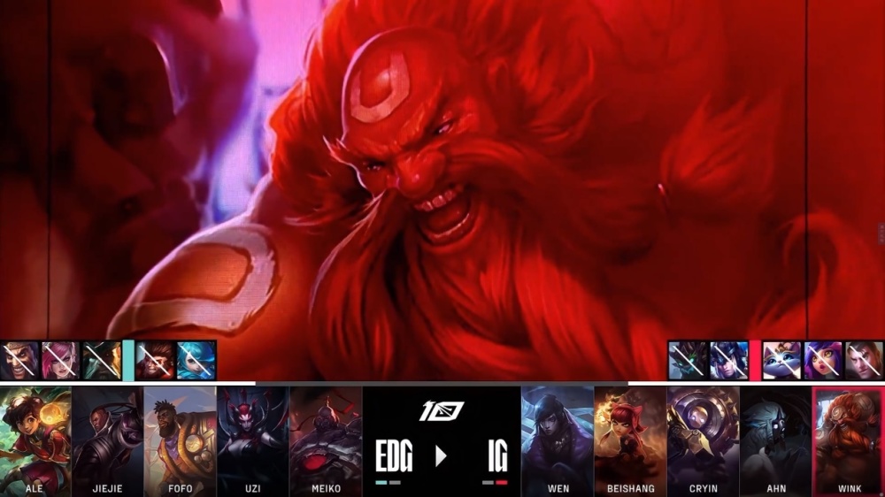 Uzi决胜局发力，极限勾引立大功，EDG打穿下路，卢米组合大显神威_腾讯新闻