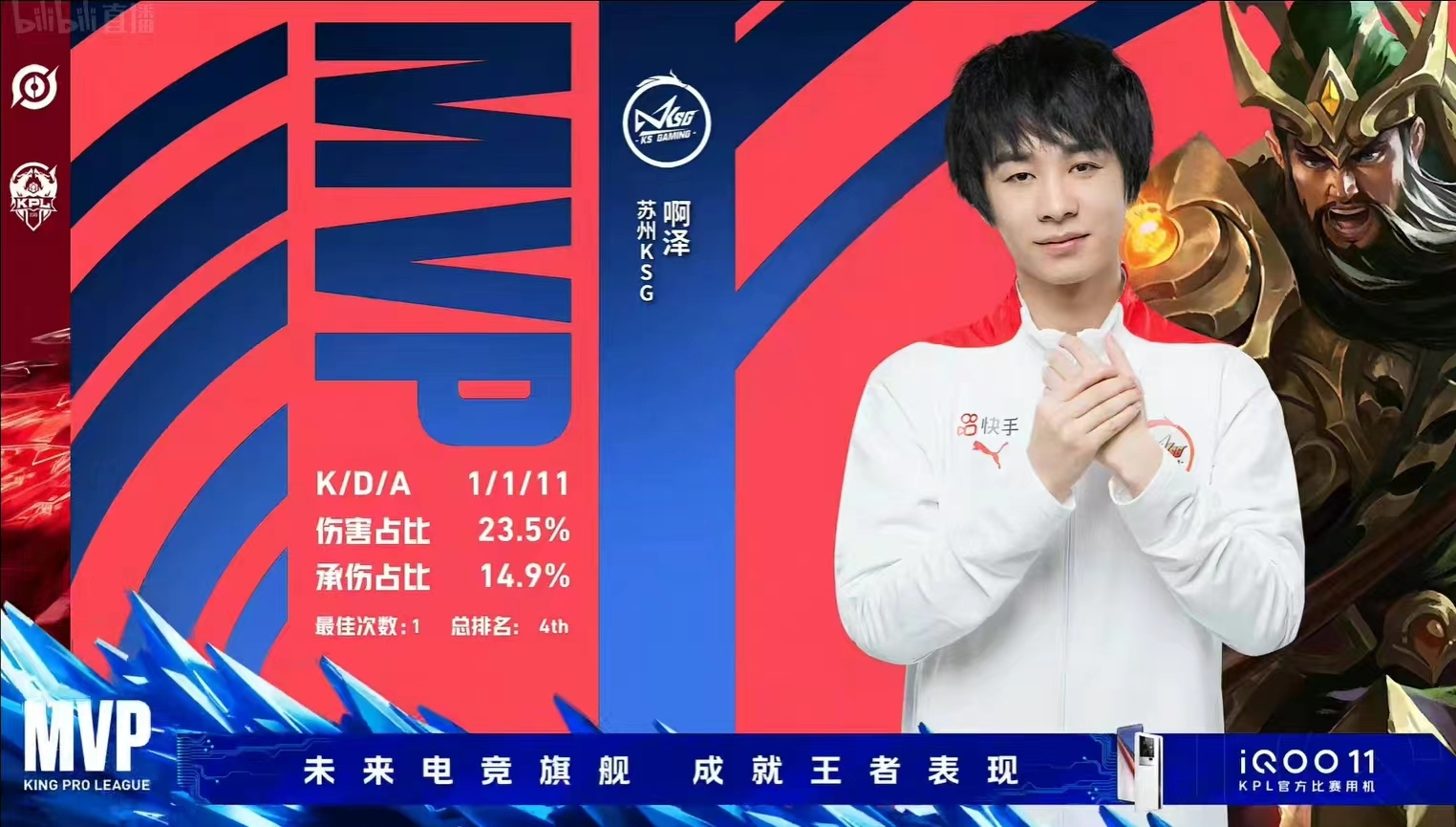 hero3-2KSG：久哲BP绝杀对手，啊泽关羽挺猛，今屿有点隐身