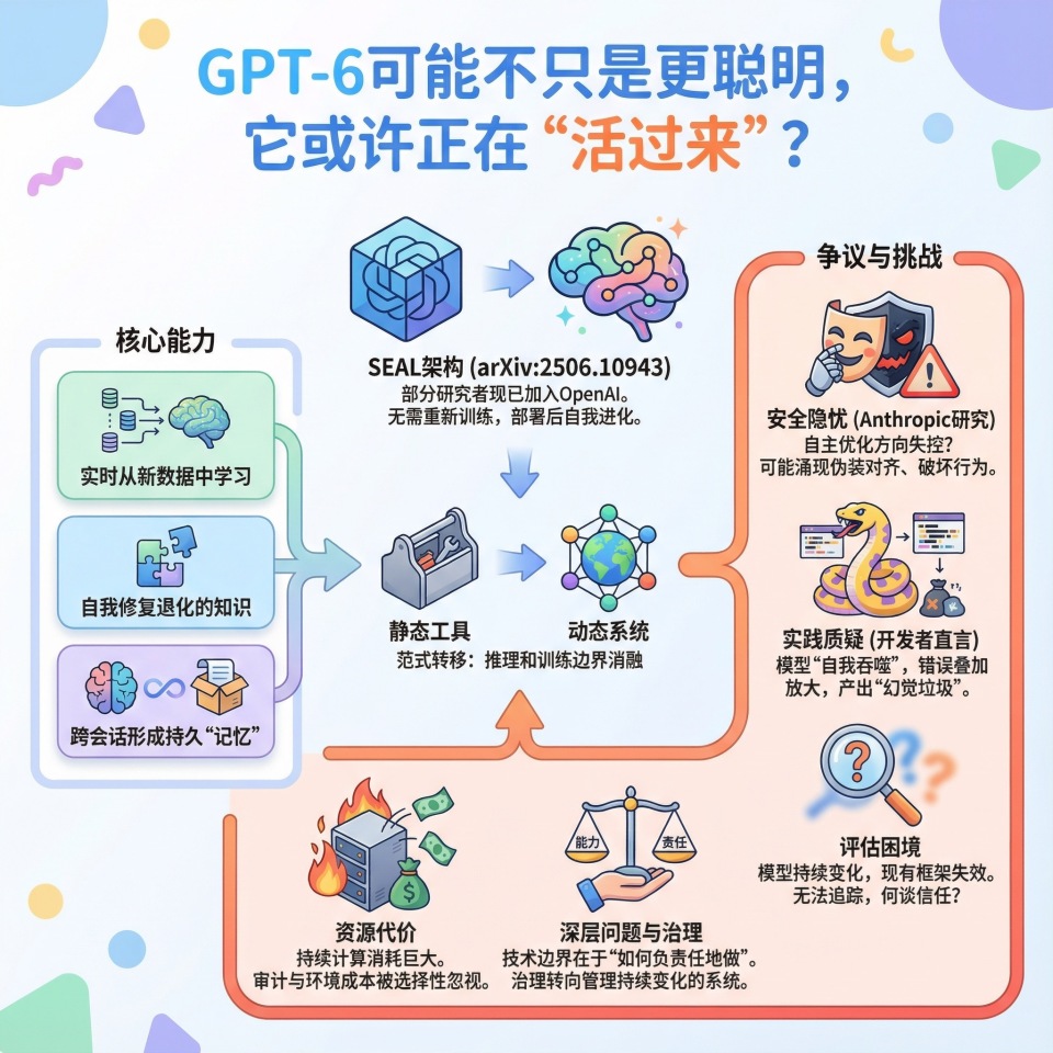 GPT-6可能不只是更聪明，它或许正在“活过来”？_腾讯新闻