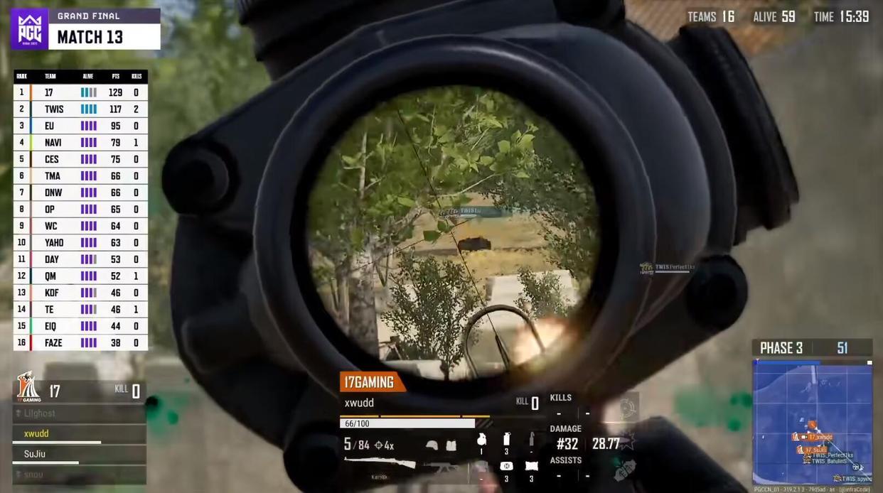 PGC总决赛：TM暂居积分第一，17把把尽力局让粉丝泪目