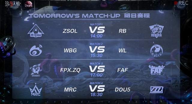 第五人格COA6预选赛第二日：MRC大战DOU5，胜负难料！