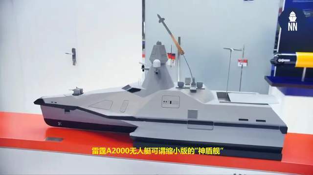 雷霆A2000无人艇：在卡塔尔国际海事防务展，再次被海军新闻记者采访_腾讯新闻