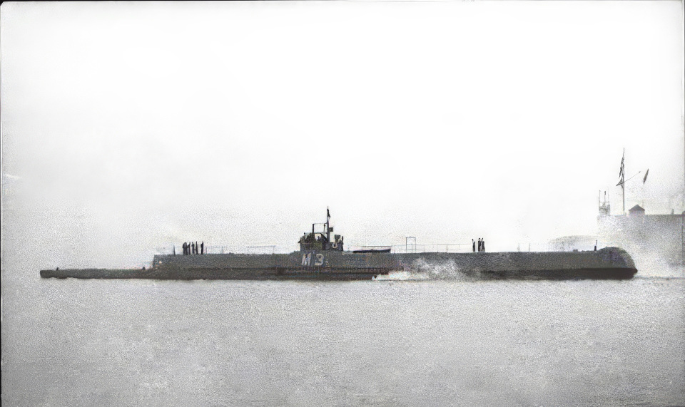 兵器考古之水下重炮舰 —— 一战时期的英国M级潜艇_腾讯新闻