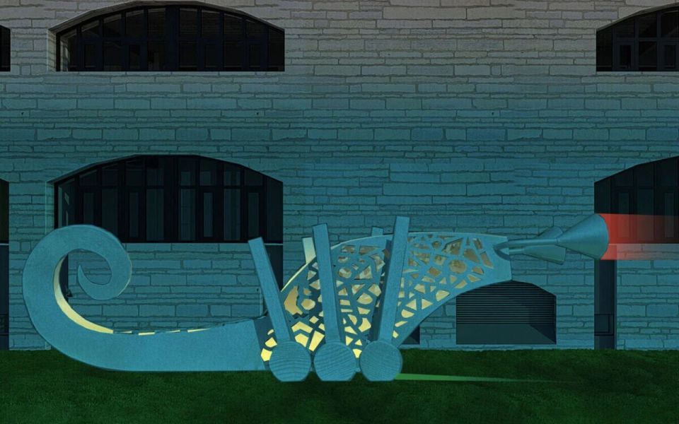 爱沙尼亚国家图书馆选用巨型“卷心菜”雕塑作为向书籍致敬的象征_腾讯新闻