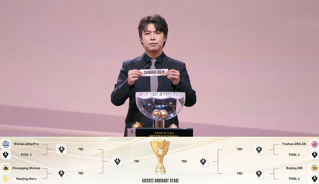 淘汰赛抽签结果出炉，狼星同在上半区，AG碰WB，EDGM成一号倒霉蛋