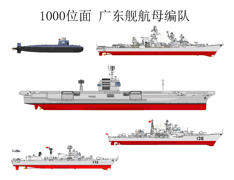 架空：堪比克莱蒙梭的中型航母，顺利落地的891，广东号航空母舰_腾讯新闻
