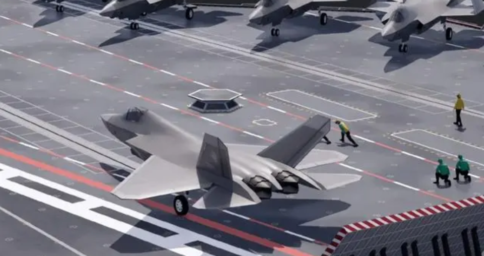 歼-35海军版：即将成为舰载战斗机，对于海军具有重大装备价值_腾讯新闻