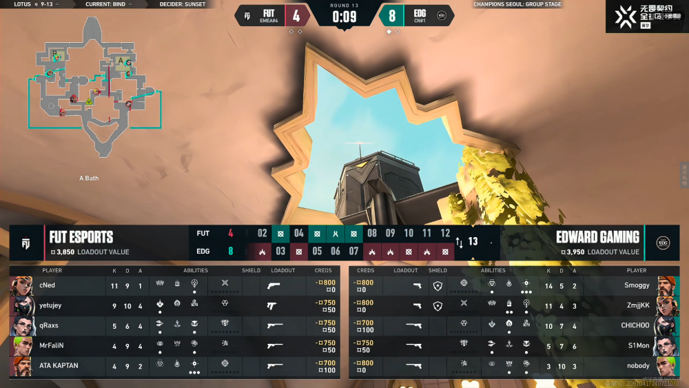 毋庸置疑的MVP！Smoggy高效发挥带领EDG击败FUT_腾讯新闻