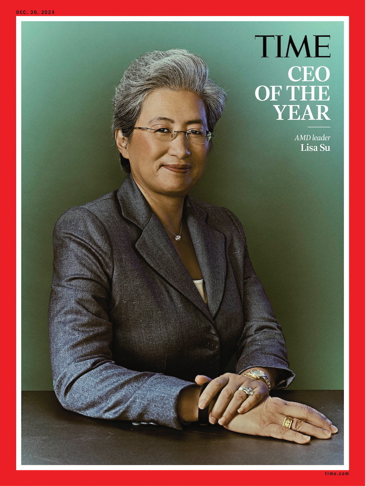 AMD掌舵人苏姿丰当选《时代》周刊年度最佳CEO，堪称业界传奇人物！_腾讯新闻