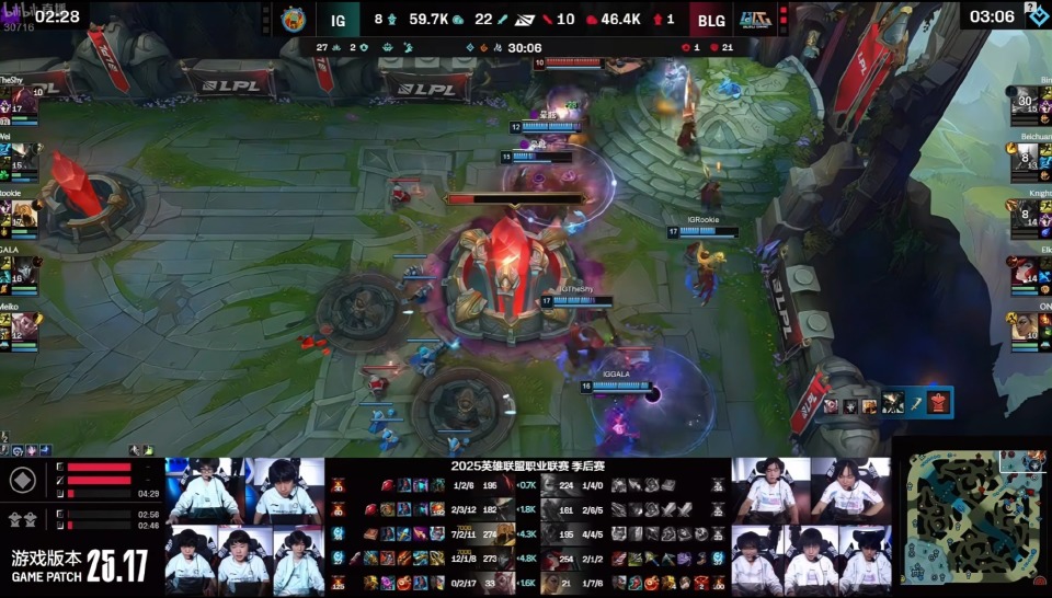 BLG3-1击败IG！北川回归发挥出色，Knight多次单杀Rookie_腾讯新闻