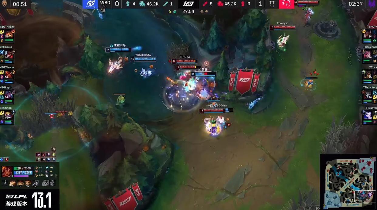 LPL春季赛：承録成为突破口！焕峰一并超烬狙杀救主！TT横扫WBG