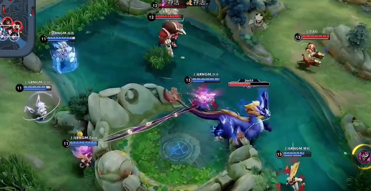 AG战胜RNGM，一诺被冰冰“抢了风头”，不是每个发育路都叫冰冰