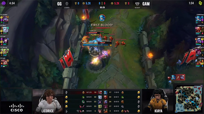 Stixxay小炮斩获MSI首个五杀，带领GG稳扎稳打2-0轻取GAM_腾讯新闻