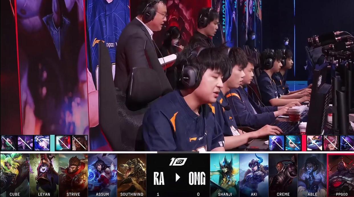 LPL春季赛：OMG锐气全无 Strive二连MVP RA力克OMG