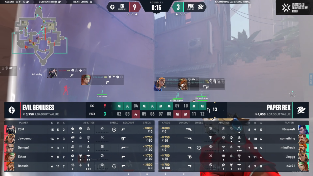 “邪恶天才”笑到最后！EG 3-1击败PRX拿下冠军赛冠军！_腾讯新闻