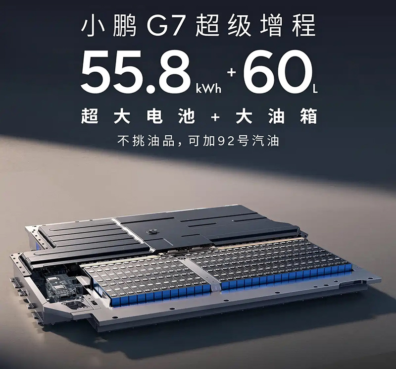 售19.58万元起 小鹏G7增程版上市 一箱油跑1704km 标配800V+5C超充_腾讯新闻