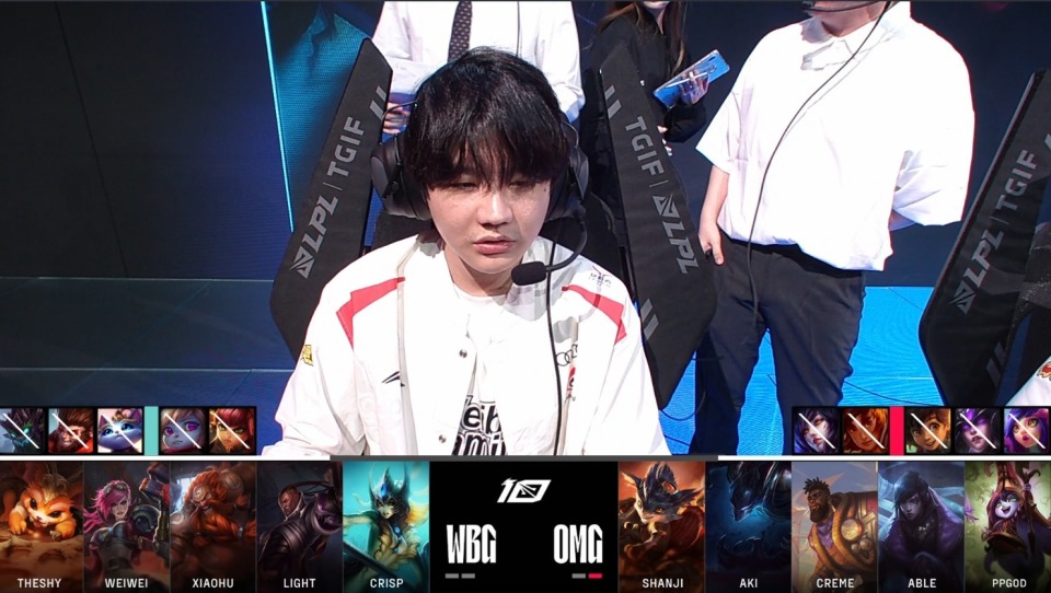 上单Gap，WBG痛失好局！OMG击败WBG，斩获首胜！_腾讯新闻