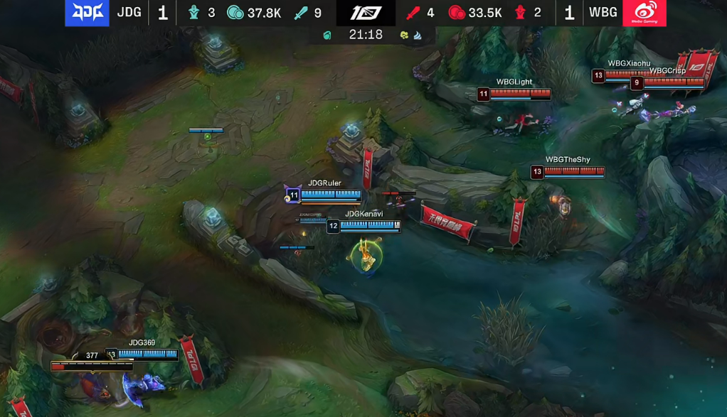 小虎力挽狂澜，WBG艰难战胜JDG，Theshy说出心里话