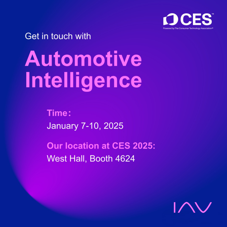 IAV携多项技术锋芒亮相CES 2025，重塑汽车科技边界_腾讯新闻