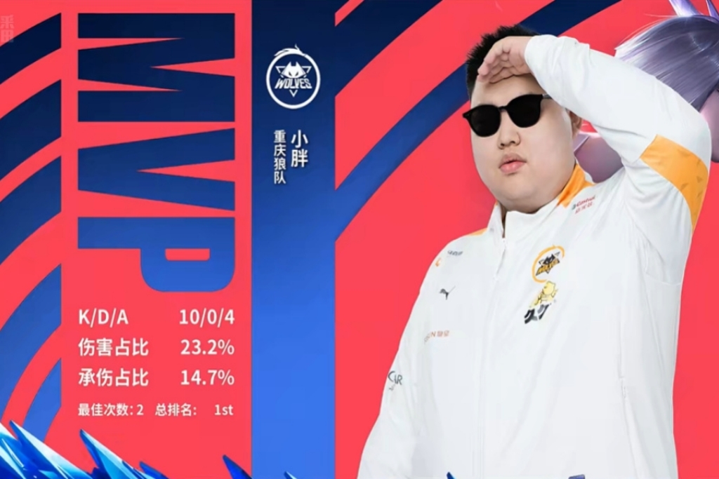 狼队3比0轻取XYG，获得春季赛开门红，小胖连拿两局MVP