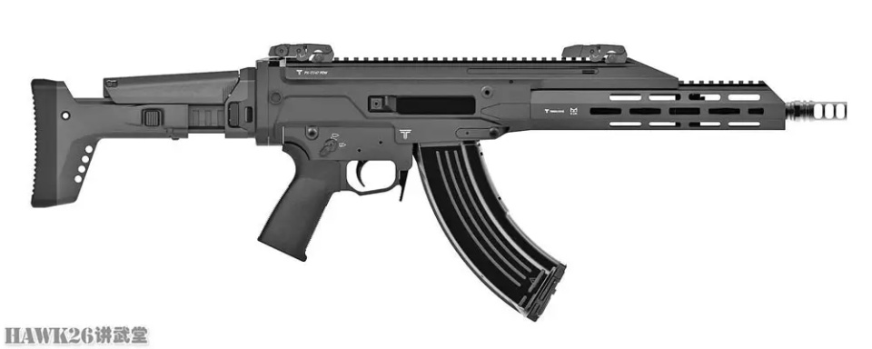 廷克武器公司佩伦X47半自动步枪 混合式自动方式 使用AKM弹匣 - 军事纵横