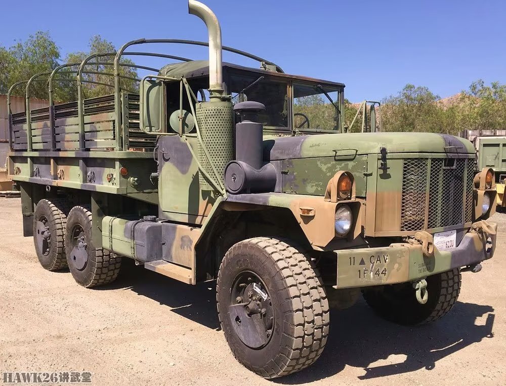 图说：美军重要标志M35军用卡车 取代“两吨半”成为时代的传奇_腾讯新闻