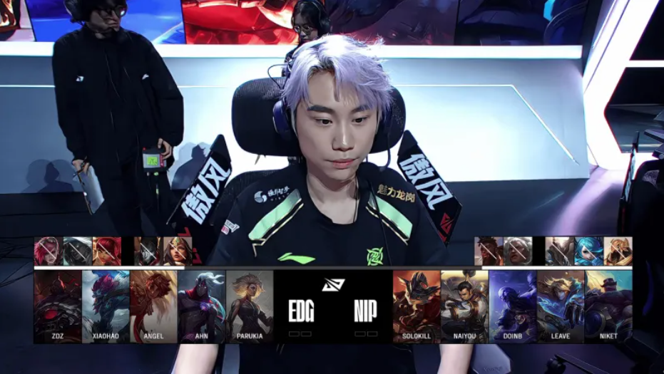 LPL第三阶段：EDG零封NIP，Doinb头发白染了_腾讯新闻