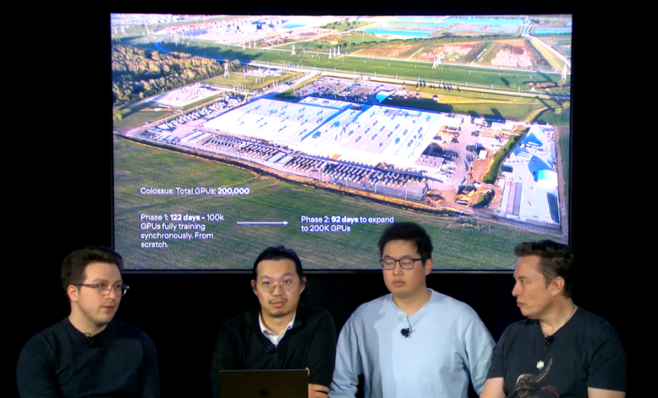 Gork-3语音功能上线！马斯克手把手教学搭建10万GPU超算中心_腾讯新闻