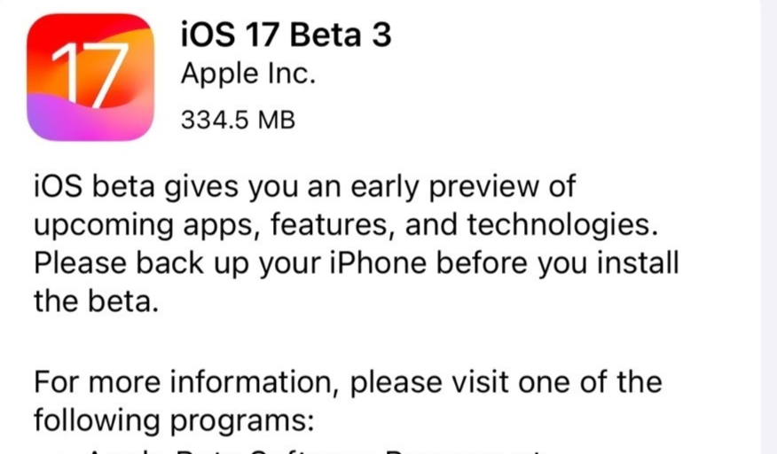 iOS17新版本推送只有334MB，升级内容有这些，你有发现新变化吗？_腾讯新闻